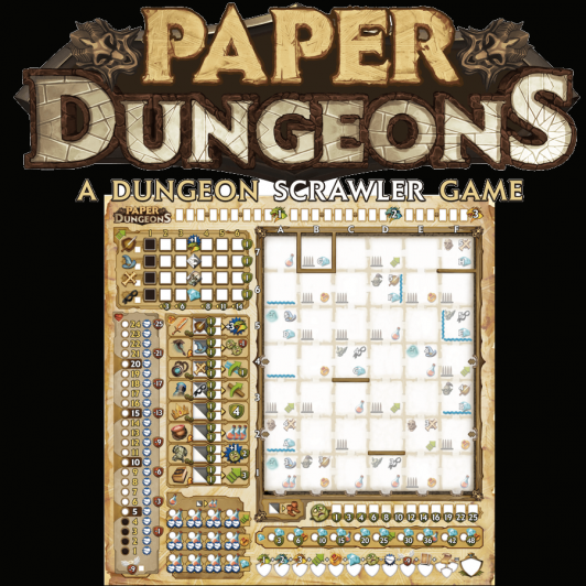 Reglas: Paper Dungeons: A Dungeon Scrawler Game – Juegos Roll & Write