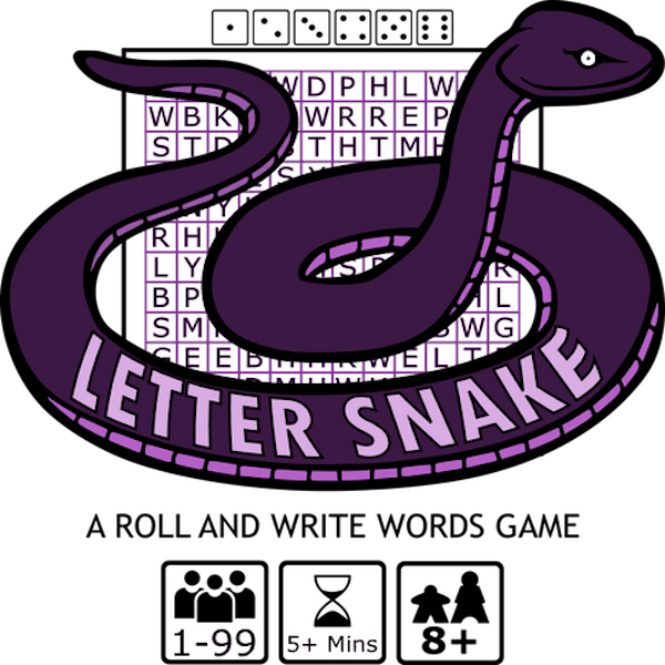 Print and Play: Letter Snake – Juegos Roll & Write