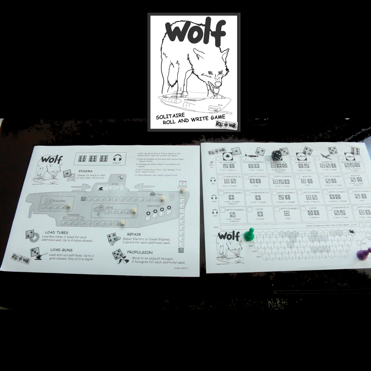 Print and Play: Wolf – Juegos Roll & Write